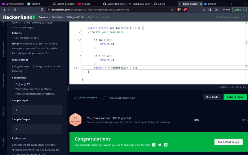Ian Dancan on LinkedIn: #hackerrank #java #javaprogramming #programming ... Ian Dancan on LinkedIn: #hackerrank #java #javaprogramming #programming ...