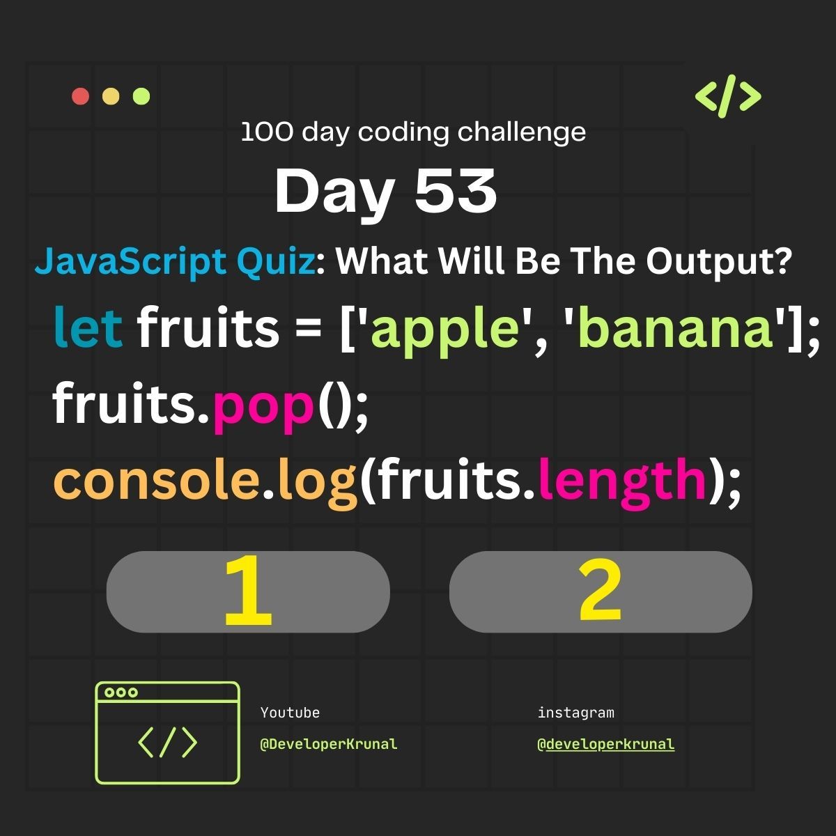 Krunal Trivedi on LinkedIn: #javascript #coders #javascript # ... Krunal Trivedi on LinkedIn: #javascript #coders #javascript # ...