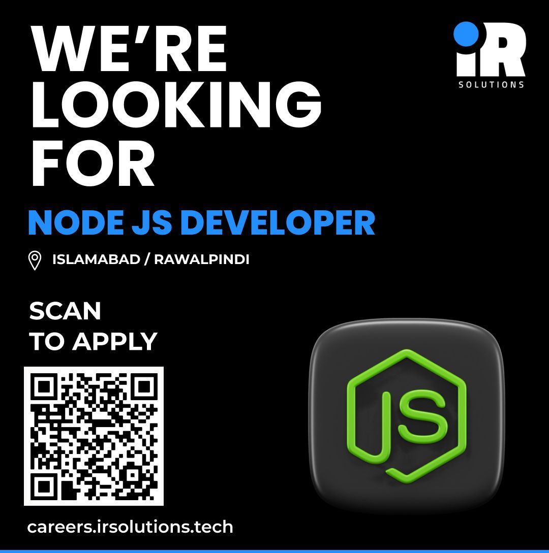 Izma Asim on LinkedIn: #nodejs #developer #innovatewithus #jobalert # ... Izma Asim on LinkedIn: #nodejs #developer #innovatewithus #jobalert # ...
