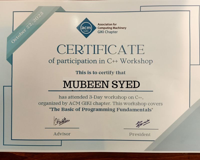 Mubeen Syed on LinkedIn: #cplusplus #acm #codingworkshop # ... Mubeen Syed on LinkedIn: #cplusplus #acm #codingworkshop # ...