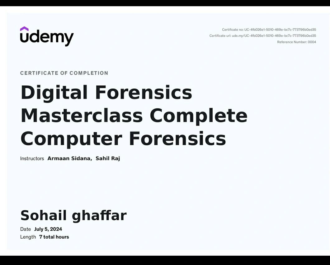 Sohail ghaffar on LinkedIn: Alhamdulillah Check out this certificate I ... Sohail ghaffar on LinkedIn: Alhamdulillah Check out this certificate I ...