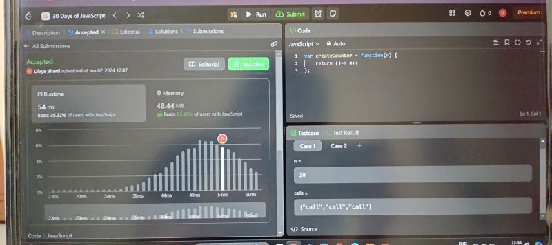 Divya Bharti on LinkedIn: #codingjourney #leetcode #javascript Divya Bharti on LinkedIn: #codingjourney #leetcode #javascript