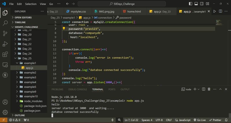 Praveen Pandey on LinkedIn: #nodejs #mysql #database #webdevelopment # ... Praveen Pandey on LinkedIn: #nodejs #mysql #database #webdevelopment # ...