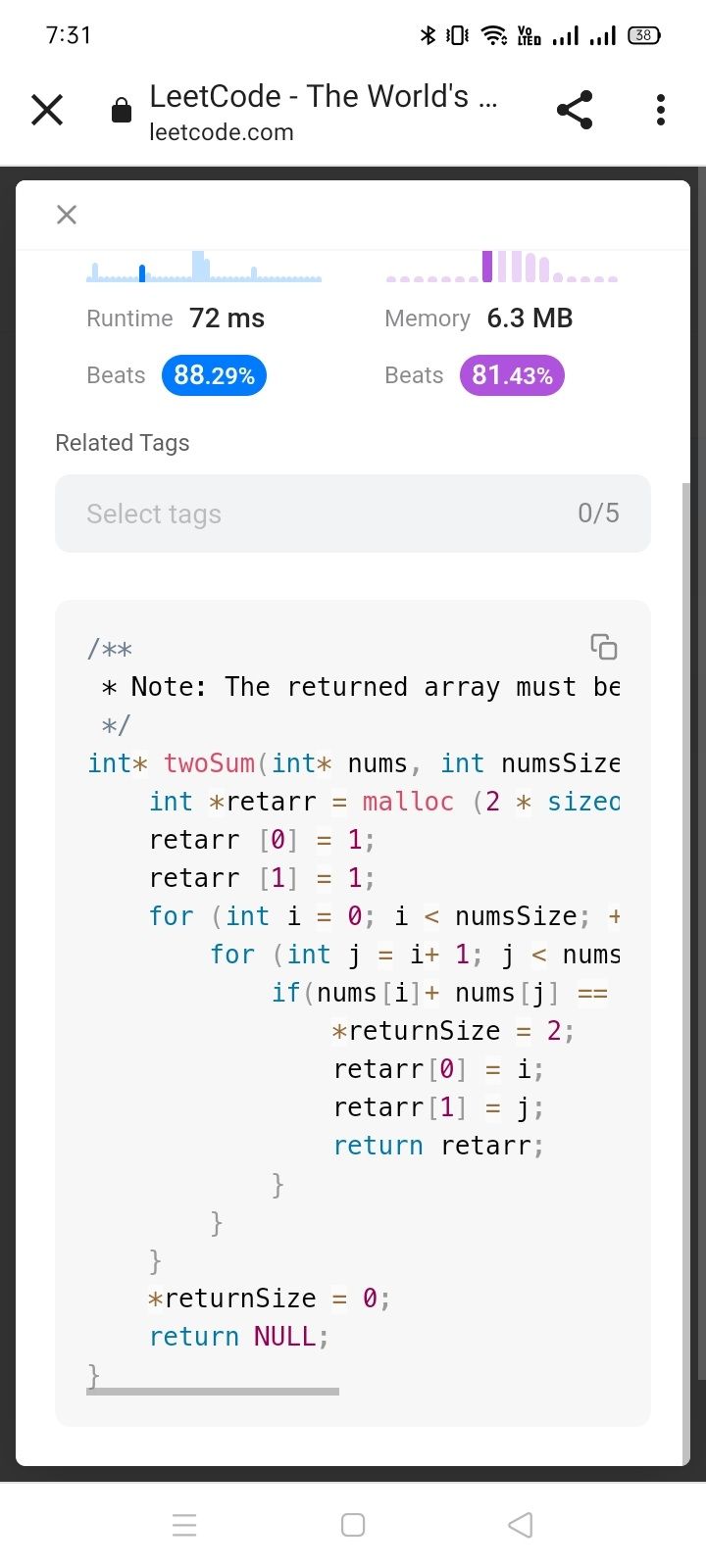 Sonu Kushwaha on LinkedIn: #leetcode #problemsolving #programming Sonu Kushwaha on LinkedIn: #leetcode #problemsolving #programming