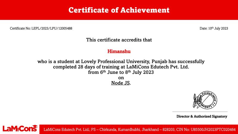 Himanshu Godara on LinkedIn: #nodejs #css #html #javascript #reactjs # ... Himanshu Godara on LinkedIn: #nodejs #css #html #javascript #reactjs # ...