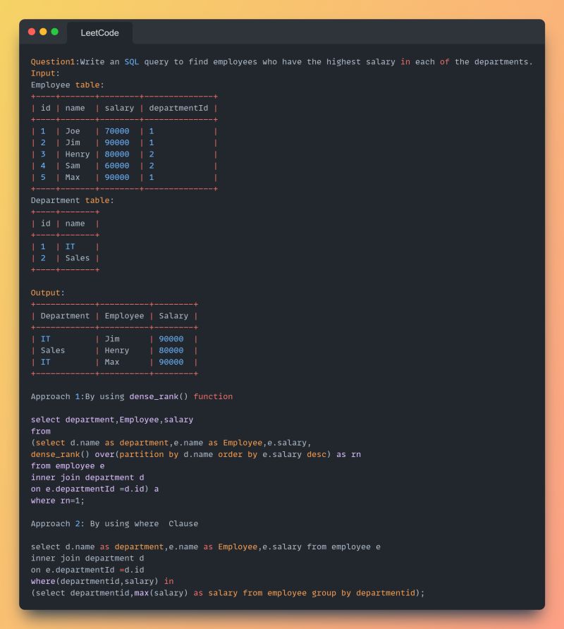 Ashwini Mate on LinkedIn: #day3 #sql #connections #interviewquestions # ... Ashwini Mate on LinkedIn: #day3 #sql #connections #interviewquestions # ...
