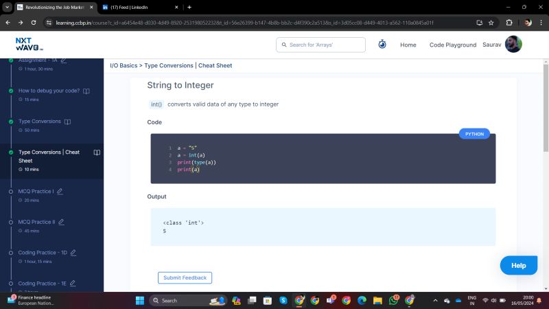 Saurav Thakur on LinkedIn: #60daysofcodechallenge #nxtwave #ccbp # ... Saurav Thakur on LinkedIn: #60daysofcodechallenge #nxtwave #ccbp # ...