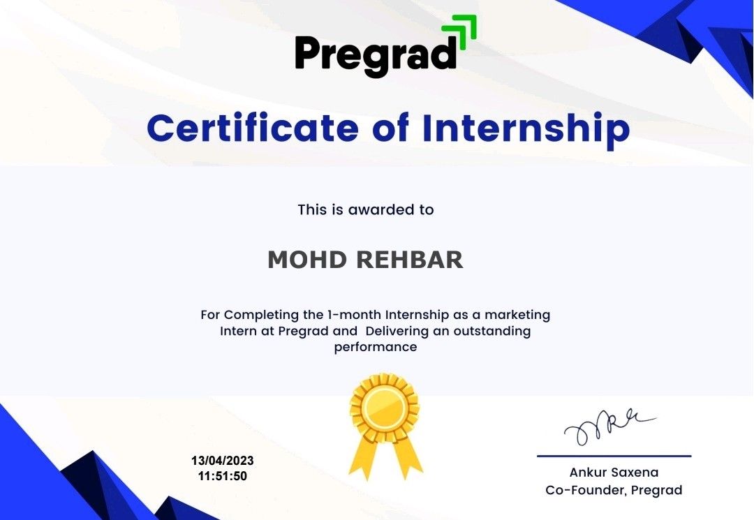 Mohd Rehbar on LinkedIn: #marketing #pregrad #learning #opportunity # ... Mohd Rehbar on LinkedIn: #marketing #pregrad #learning #opportunity # ...