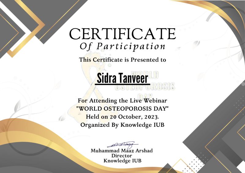 Dr Sidra Tanveer posted on LinkedIn Dr Sidra Tanveer posted on LinkedIn