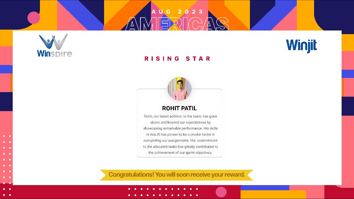 Rohit Patil on LinkedIn: #risingstar Rohit Patil on LinkedIn: #risingstar