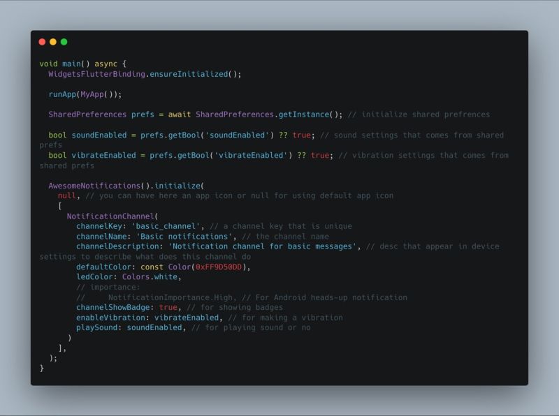 Bilal Bakr on LinkedIn: This is how to initialize awesome notifications ... Bilal Bakr on LinkedIn: This is how to initialize awesome notifications ...