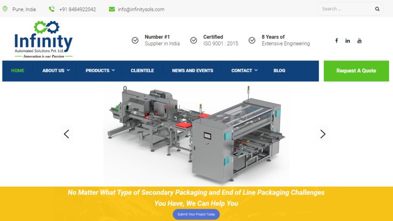 Infinity Automated Solutions Pvt. Ltd on LinkedIn: Infinity Automated ... Infinity Automated Solutions Pvt. Ltd on LinkedIn: Infinity Automated ...