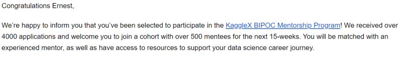 Ernest Ezeogu on LinkedIn: #kaggle #bipoc #datascience Ernest Ezeogu on LinkedIn: #kaggle #bipoc #datascience