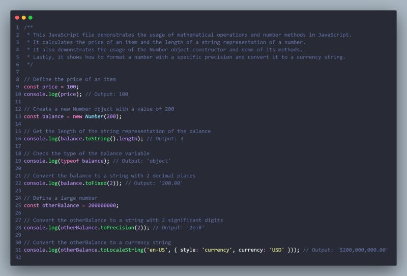 muhammad hanzala on LinkedIn: Number in Javascript muhammad hanzala on LinkedIn: Number in Javascript