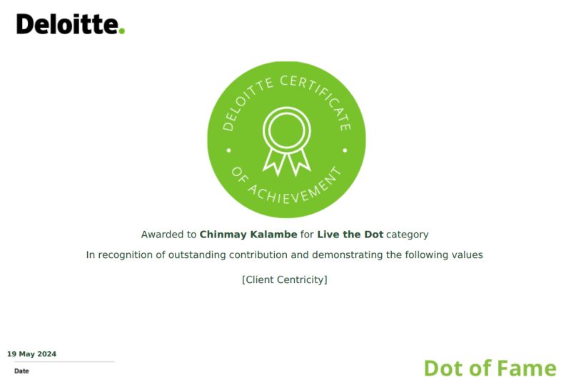 CS Chinmay Kalambe on LinkedIn: Grateful! CS Chinmay Kalambe on LinkedIn: Grateful!