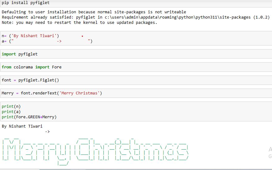 Nishant Tiwari on LinkedIn: #python #merrychristmas #pythonprogramming ... Nishant Tiwari on LinkedIn: #python #merrychristmas #pythonprogramming ...