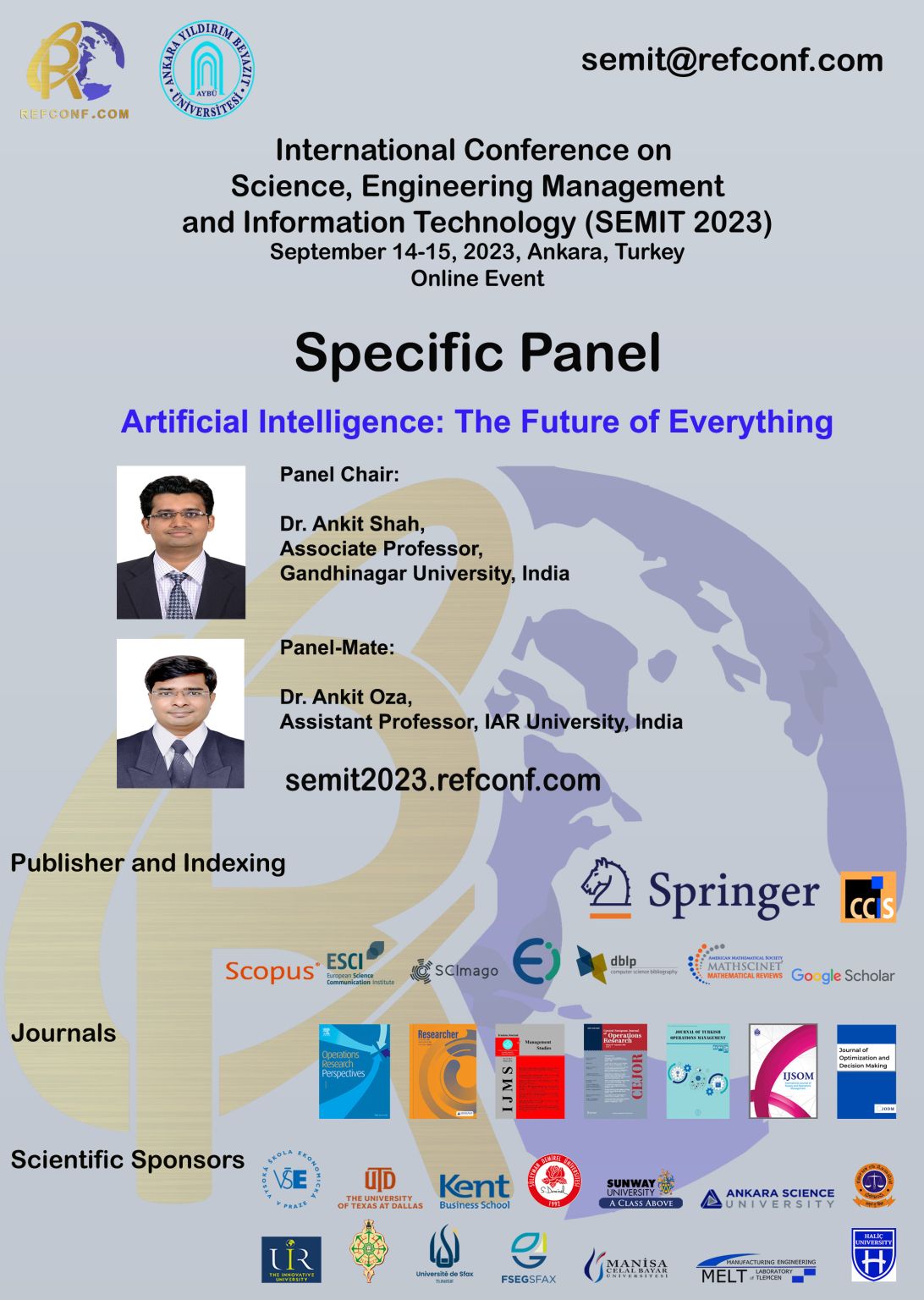 Prof. (Dr.) Ankit Shah on LinkedIn: #semit2023 Prof. (Dr.) Ankit Shah on LinkedIn: #semit2023