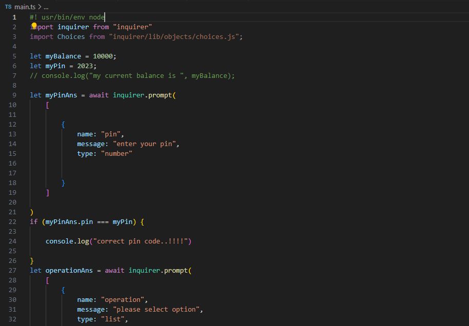 mahii zia on LinkedIn: #development #programs #coding #typescript #atm ... mahii zia on LinkedIn: #development #programs #coding #typescript #atm ...