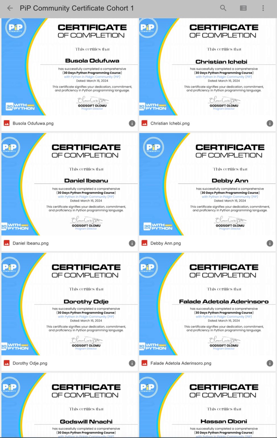 Python In Pidgin Community on LinkedIn: #python #certificates # ... Python In Pidgin Community on LinkedIn: #python #certificates # ...