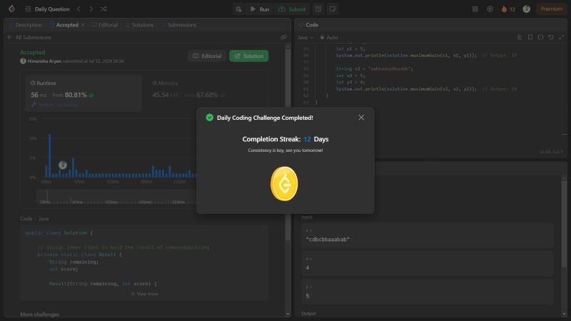 Himanshu Aryan (Anshul Pratap Singh) on LinkedIn: #codingchallenge # ... Himanshu Aryan (Anshul Pratap Singh) on LinkedIn: #codingchallenge # ...