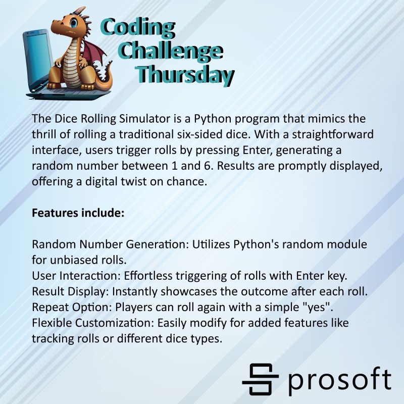 Prosoft IT (Pty)Ltd on LinkedIn: #codingchallenge #python #prosoftit Prosoft IT (Pty)Ltd on LinkedIn: #codingchallenge #python #prosoftit