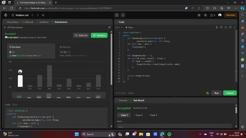 Vijay B. on LinkedIn: #leetcode #codingchallenge #programmingjourney Vijay B. on LinkedIn: #leetcode #codingchallenge #programmingjourney