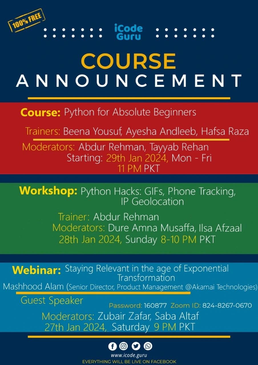 Muhammad Rizwan on LinkedIn: #icodeguru #icodeguru #icodeguru #python # ... Muhammad Rizwan on LinkedIn: #icodeguru #icodeguru #icodeguru #python # ...