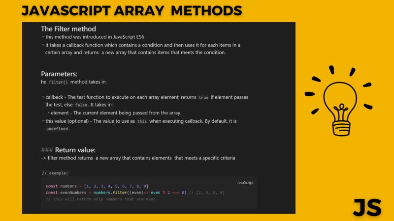 Learn about Filter method in JavaScript | Junior Hirwa posted on the ... Learn about Filter method in JavaScript | Junior Hirwa posted on the ...