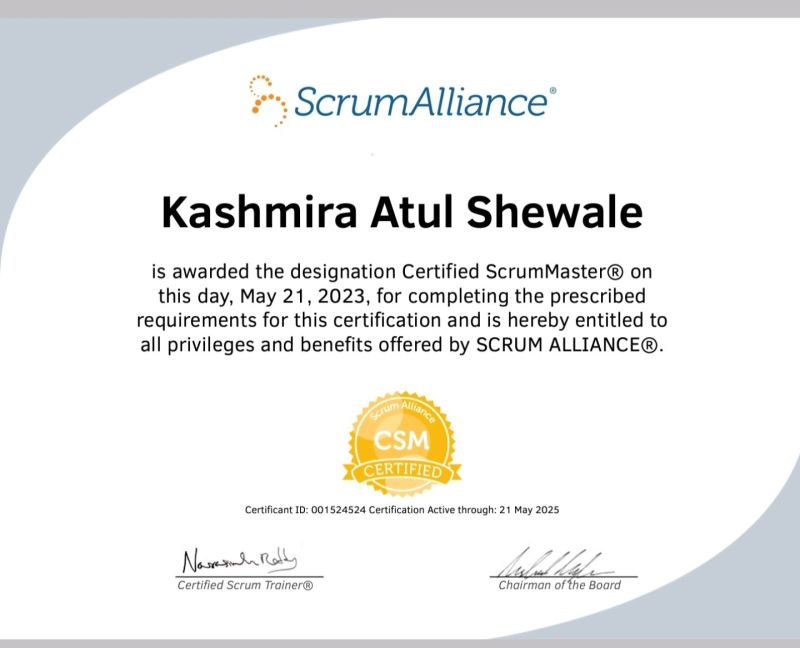 Kashmira Shewale on LinkedIn: #scrum #share #agiletesting Kashmira Shewale on LinkedIn: #scrum #share #agiletesting
