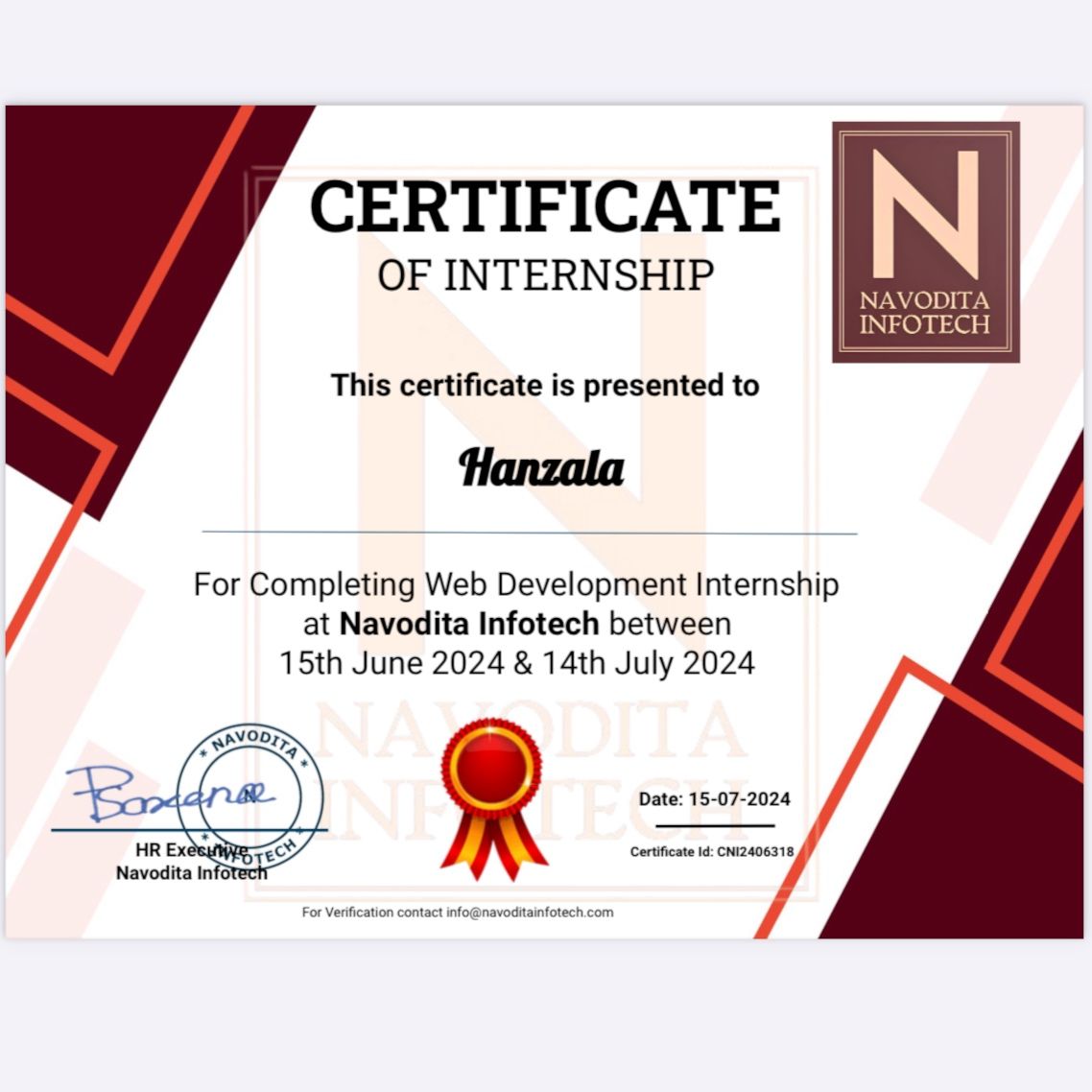 HANZALA SHAIKH on LinkedIn: #internship HANZALA SHAIKH on LinkedIn: #internship