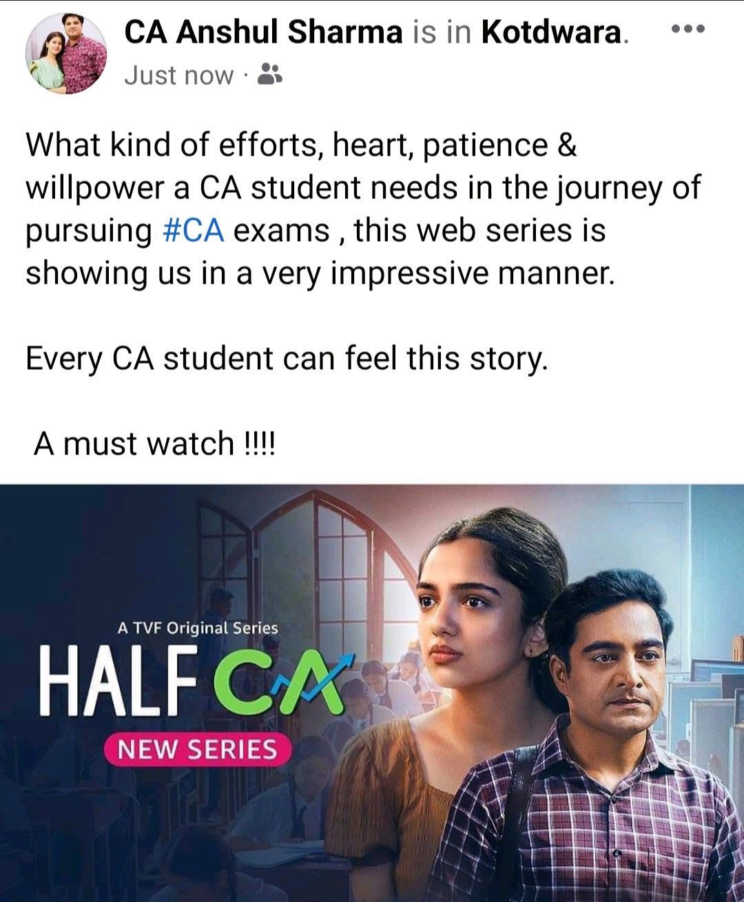 CA Anshul Sharma posted on LinkedIn CA Anshul Sharma posted on LinkedIn