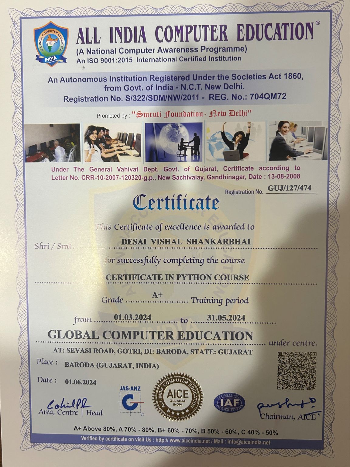 Vishal Desai on LinkedIn: #python #certification #programming # ... Vishal Desai on LinkedIn: #python #certification #programming # ...