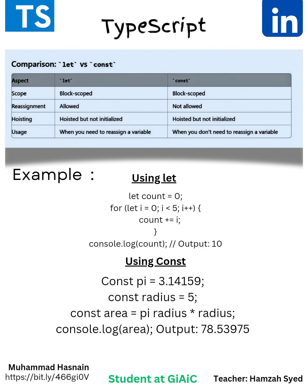 Muhammad Hasnain on LinkedIn: #typescript #javascript #webdevelopment # ... Muhammad Hasnain on LinkedIn: #typescript #javascript #webdevelopment # ...