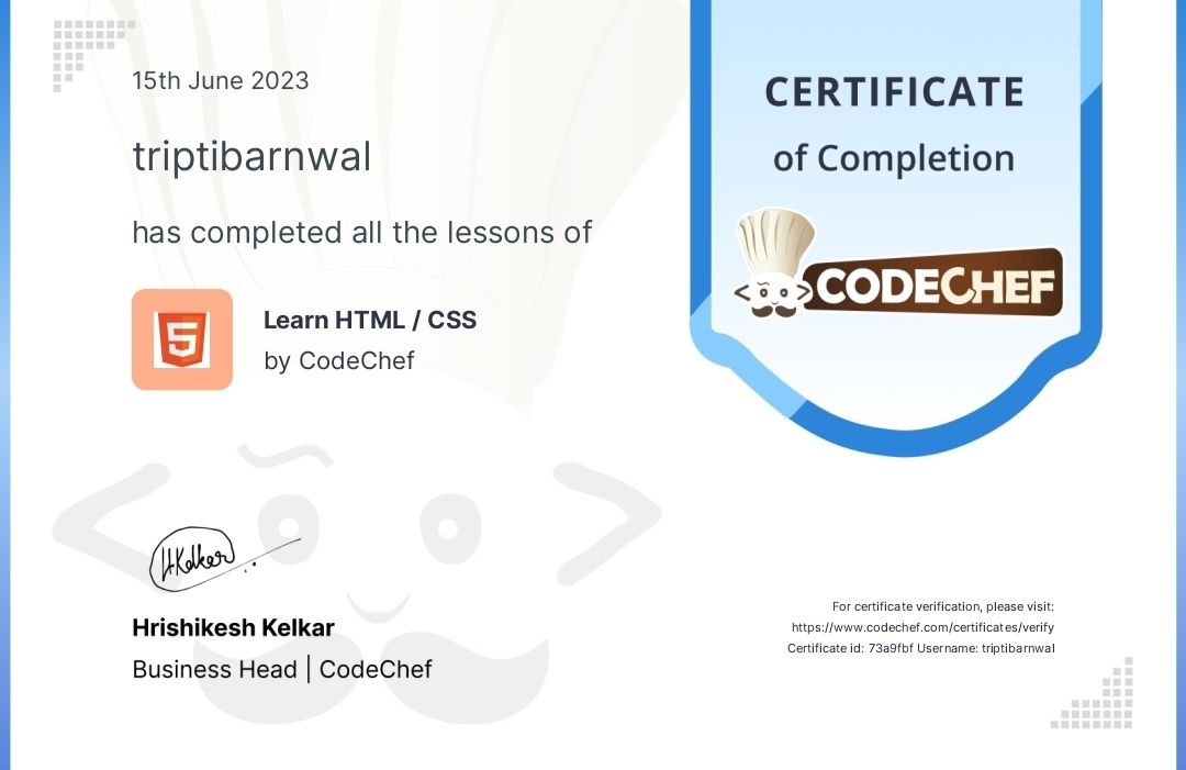 Tripti Barnwal on LinkedIn: #programming #coding #learning #tough #codechef Tripti Barnwal on LinkedIn: #programming #coding #learning #tough #codechef