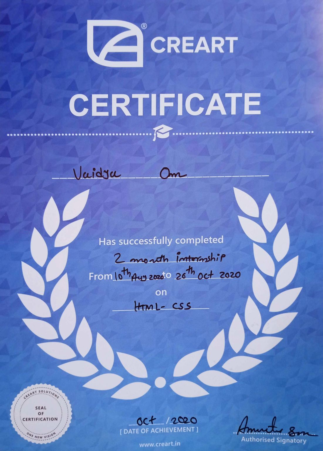 Om Vaidya on LinkedIn: #php #html #css Om Vaidya on LinkedIn: #php #html #css