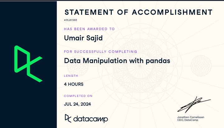 Umair Sajid on LinkedIn: #python #pandas #dataanalysis #uet # ... Umair Sajid on LinkedIn: #python #pandas #dataanalysis #uet # ...