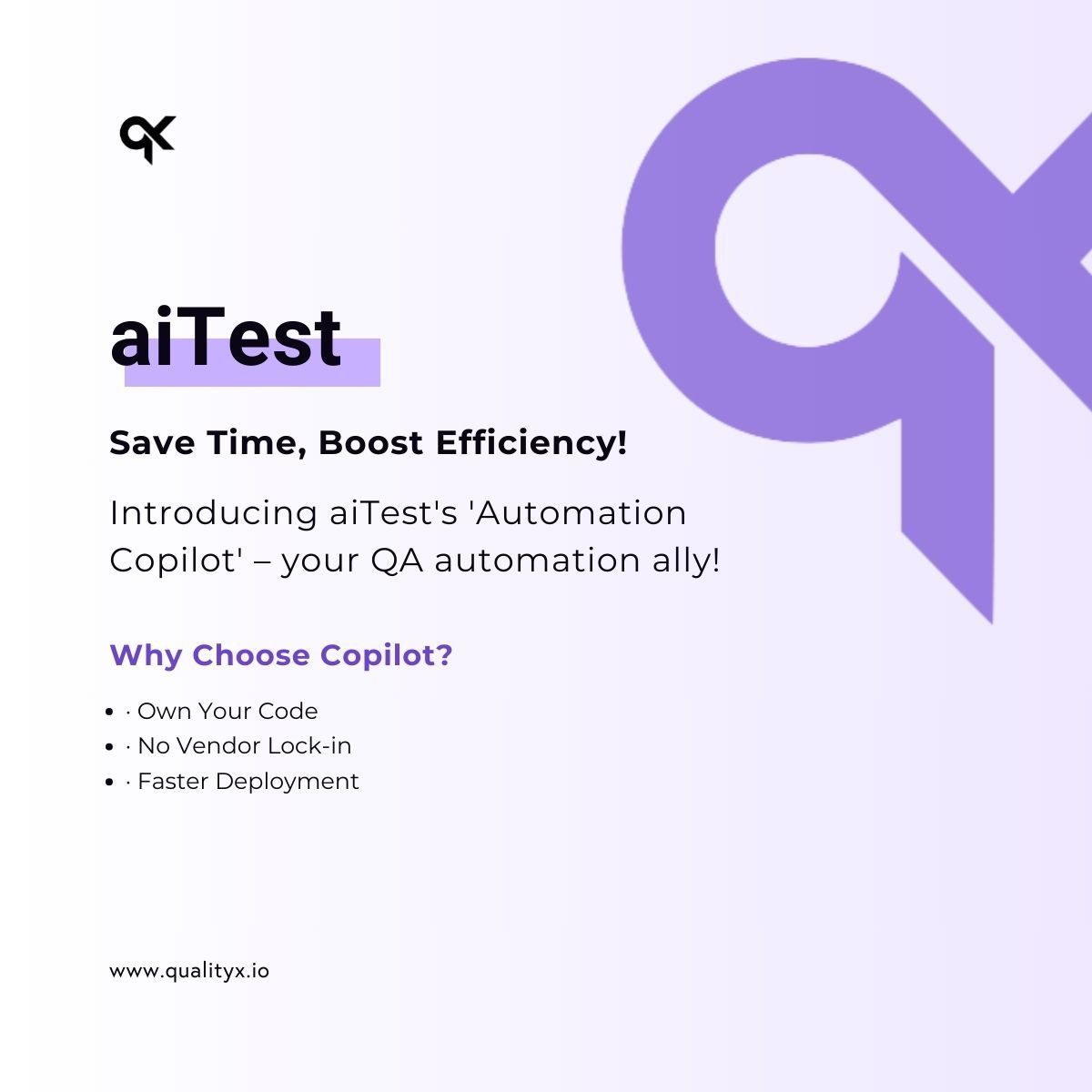 How aiTest Automation Copilot automates testing | QualityX posted on ... How aiTest Automation Copilot automates testing | QualityX posted on ...