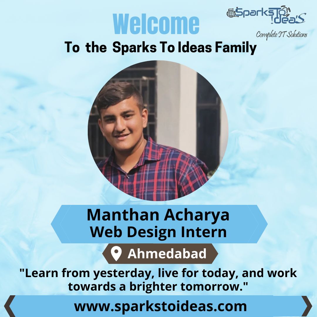 Sparks To Ideas on LinkedIn: #pythoninternship #pythondeveloper # ... Sparks To Ideas on LinkedIn: #pythoninternship #pythondeveloper # ...