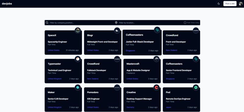 Nika Kopadze on LinkedIn: Devjobs App. This project is a job board for ... Nika Kopadze on LinkedIn: Devjobs App. This project is a job board for ...