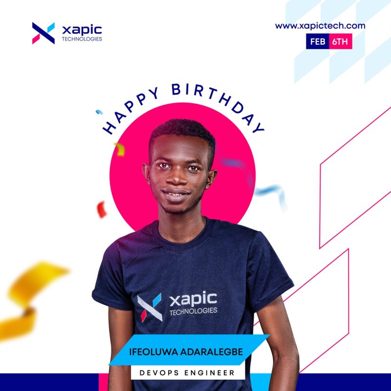 Ifeoluwashola Adaralegbe on LinkedIn: Thank you Xapic Technologies Ifeoluwashola Adaralegbe on LinkedIn: Thank you Xapic Technologies