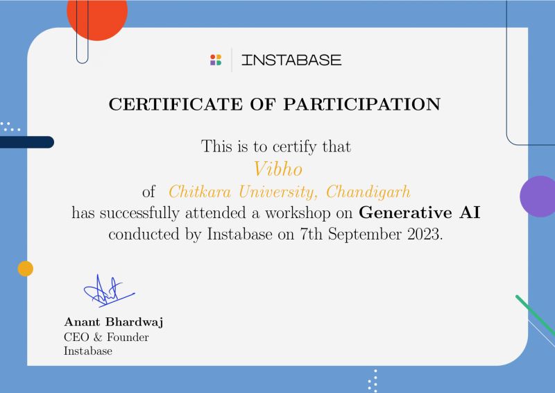 Vibho Sharma on LinkedIn: #ai #instabase #chitkarauniversity # ... Vibho Sharma on LinkedIn: #ai #instabase #chitkarauniversity # ...