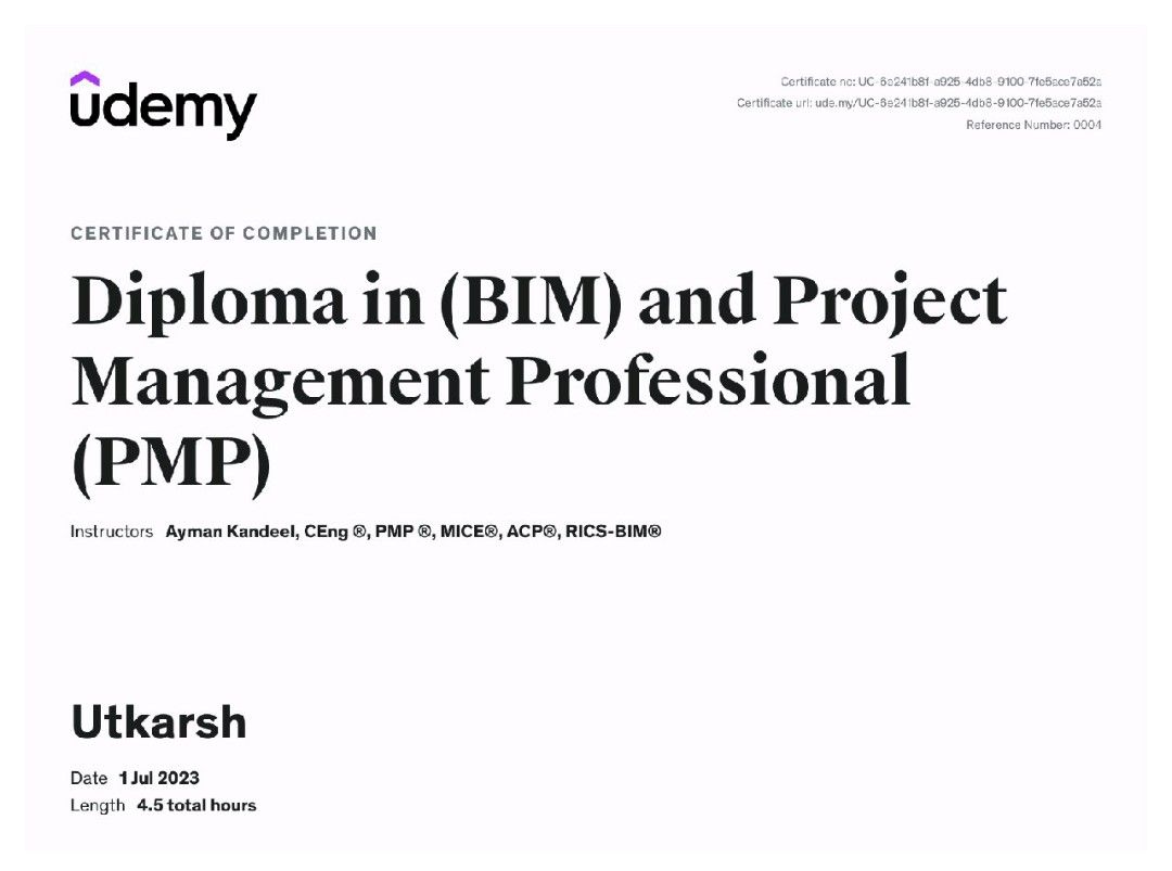 UTKARSH AGRAHARI on LinkedIn: Diploma in (BIM) and Project Management ... UTKARSH AGRAHARI on LinkedIn: Diploma in (BIM) and Project Management ...
