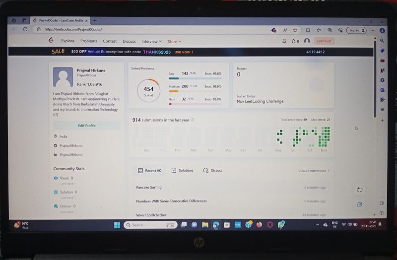 Prajwal Hirkane on LinkedIn: #365daychallenge #leetcode #dailycoding # ... Prajwal Hirkane on LinkedIn: #365daychallenge #leetcode #dailycoding # ...