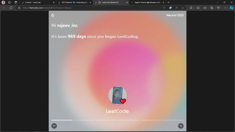 Rajeev Sharma on LinkedIn: #leetcode Rajeev Sharma on LinkedIn: #leetcode