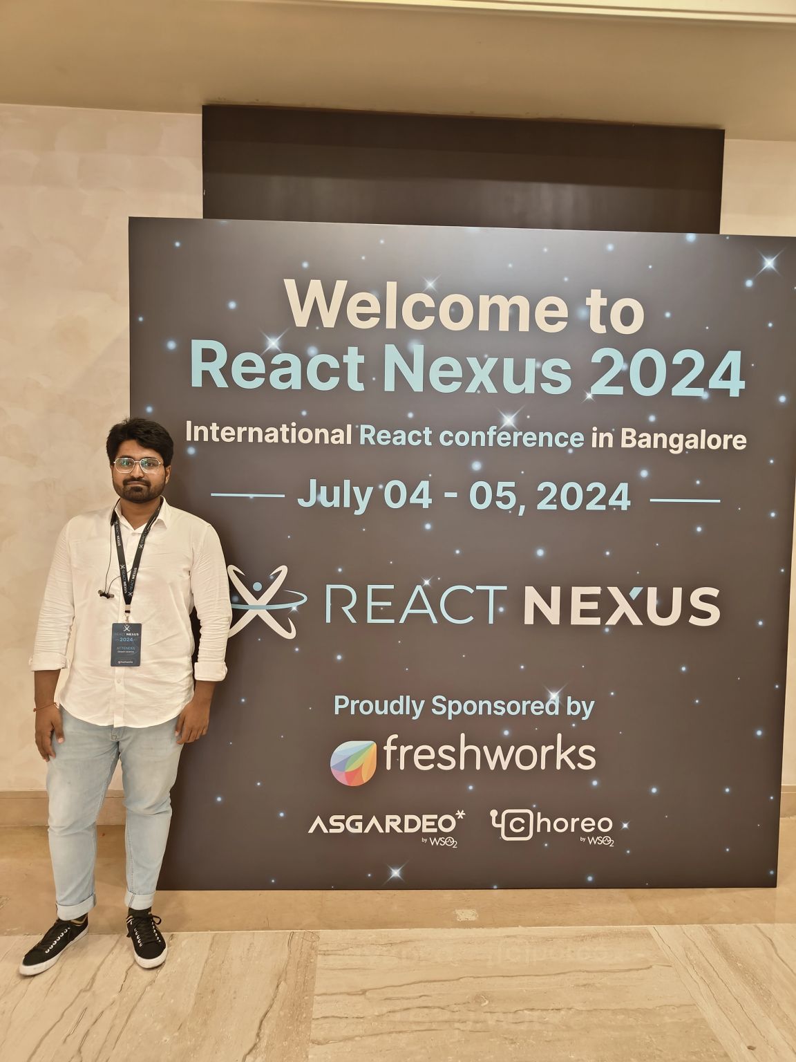 Dinesh katariya on LinkedIn: At React Nexus 2024. pic by Sadanand Pai Dinesh katariya on LinkedIn: At React Nexus 2024. pic by Sadanand Pai