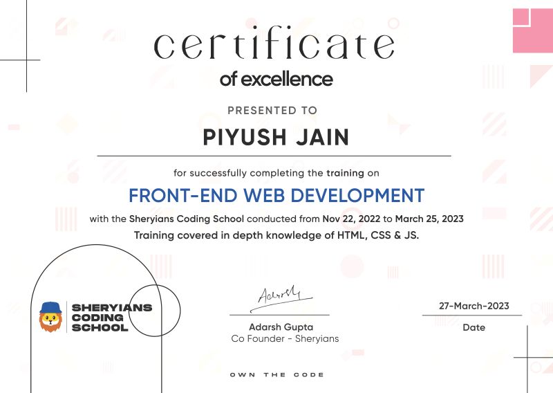 Piyush Jain on LinkedIn: #frontend #coding #development #share #school ... Piyush Jain on LinkedIn: #frontend #coding #development #share #school ...