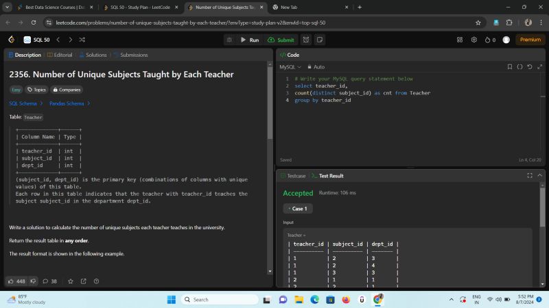 sakshi awadhiya on LinkedIn: #leetcode sakshi awadhiya on LinkedIn: #leetcode