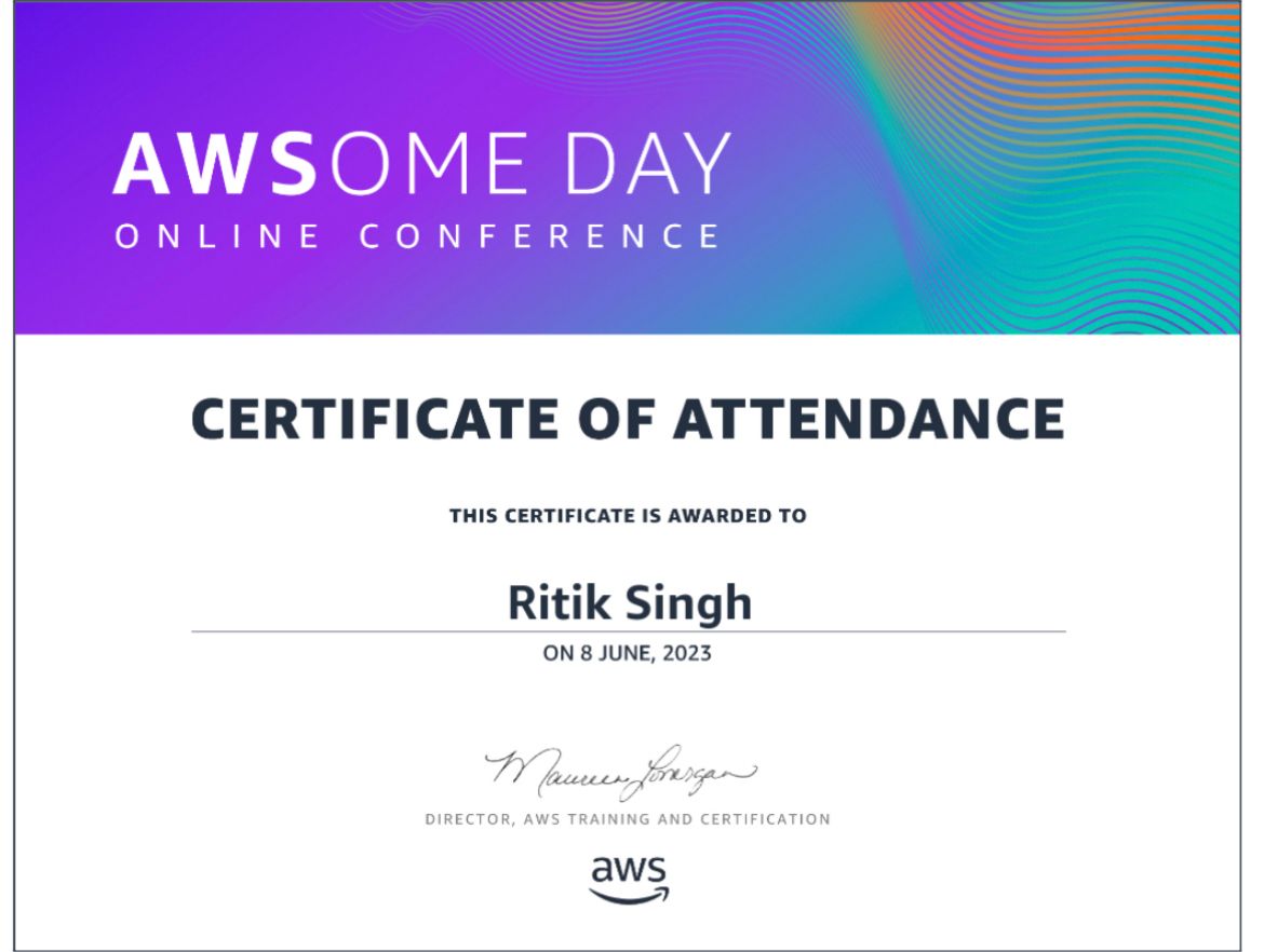Ritik Singh on LinkedIn: This is the first Certification which I ... Ritik Singh on LinkedIn: This is the first Certification which I ...