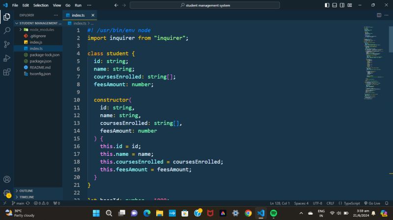 Hiba Zia on LinkedIn: #typescript #nodejs #inquirer #oop # ... Hiba Zia on LinkedIn: #typescript #nodejs #inquirer #oop # ...
