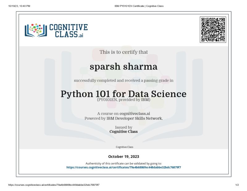 Sparsh Sharma on LinkedIn: #python #datascience #coding Sparsh Sharma on LinkedIn: #python #datascience #coding
